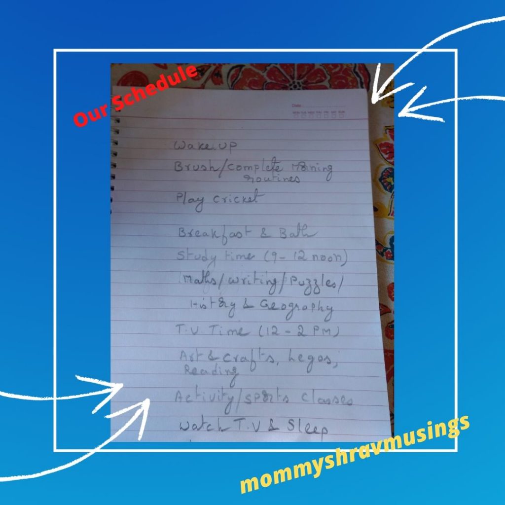 5 tips to engage kids during School Closure time - MommyShravmusings