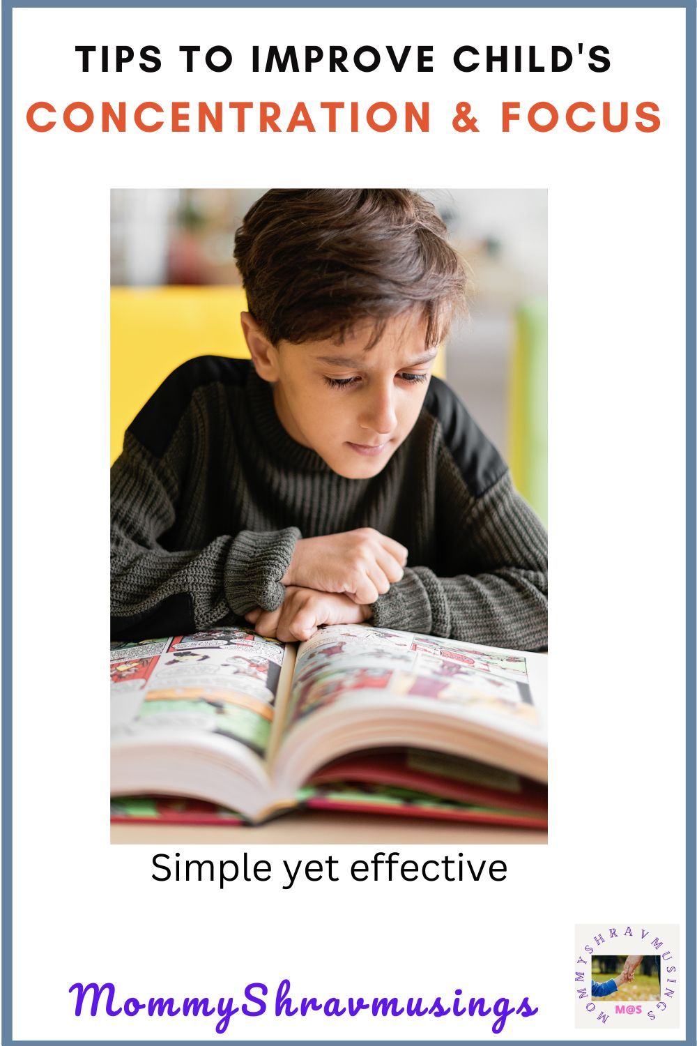 Tips to boost your child's focus and concentration