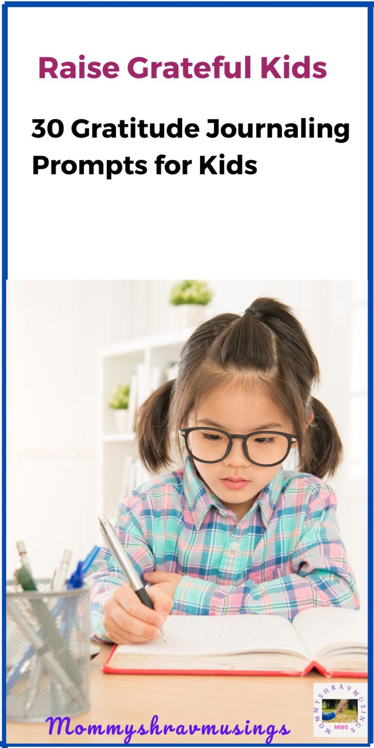 30 Gratitude Journaling Prompts to Instill Gratitude in Your Kids ...