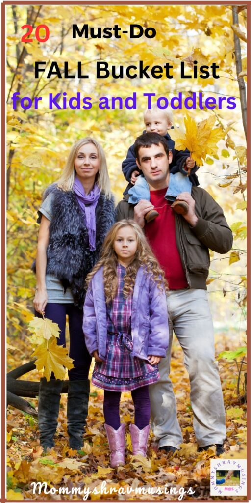 Must-Do Fall Bucket List for Kids and Toddlers